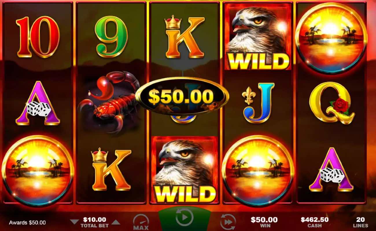 Desert Hawk Slot Review - Borgata Online