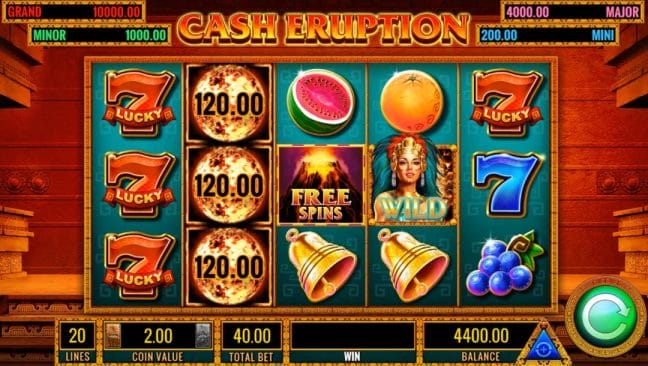 Cash Eruption Casino Game Review - Borgata Online